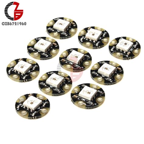 Smart Rgb Ws2812 Led Integrated Driver Sewable Wea Grandado