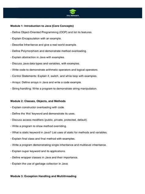 Bcs306a Java Makeup Exam Imp Pdf