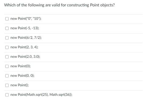 Solved Which Of The Following Exception Classes Would Need