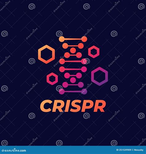 Crispr Vector Illustration Labeled Clustered Regularly Palindromic Repeats