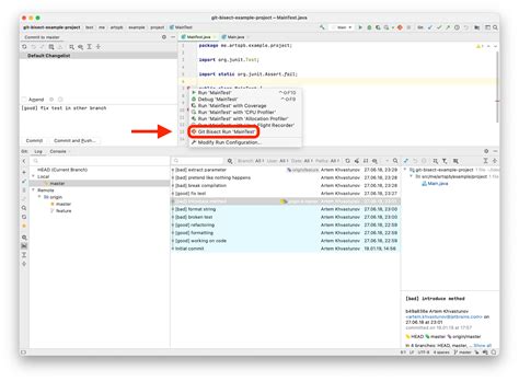 Git Bisect Run 0 7 · Artem Khvastunov