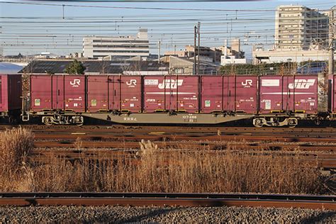 コキ107 288 コキ107 40 7t積コンテナ車