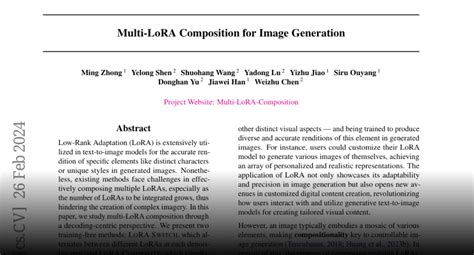 paper page multi lora composition for image generation