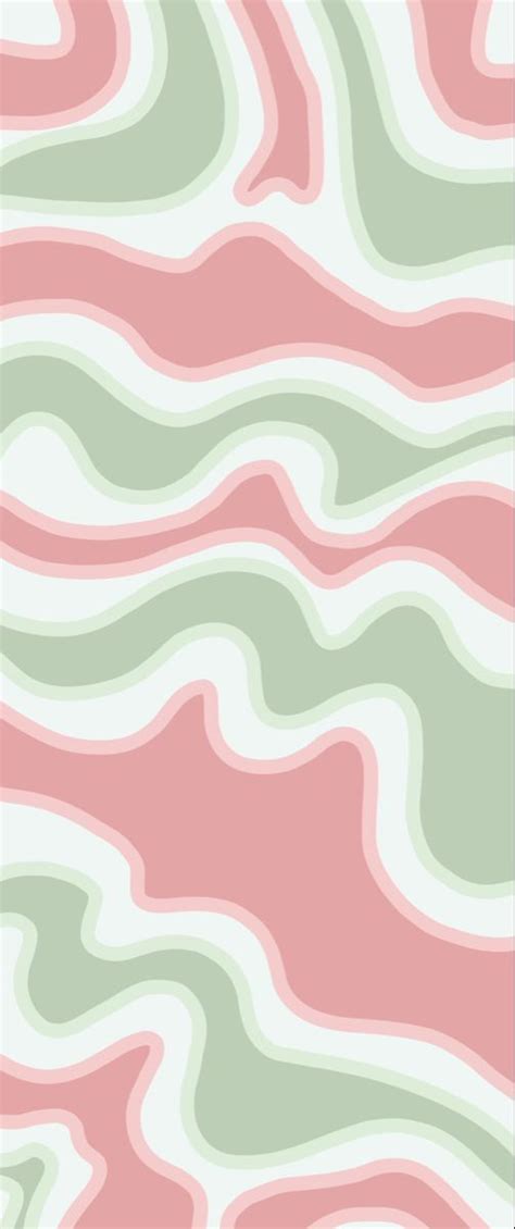 Aesthetic Pastel Pink And Green Wallpaper Fresh And Stylish