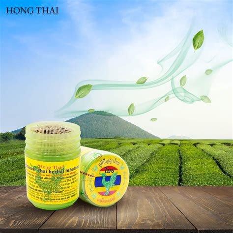 Hong Thai Traditional Thai Herbal Inhaler Natural Aromatherapy Relief
