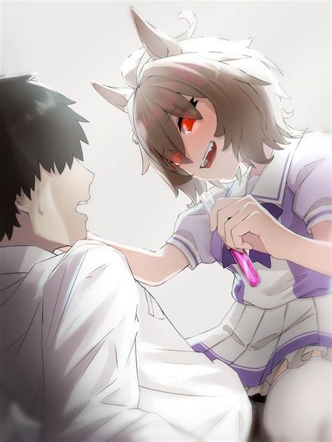 Trainer And Agnes Tachyon Umamusume Drawn By Iamshakenoko Danbooru