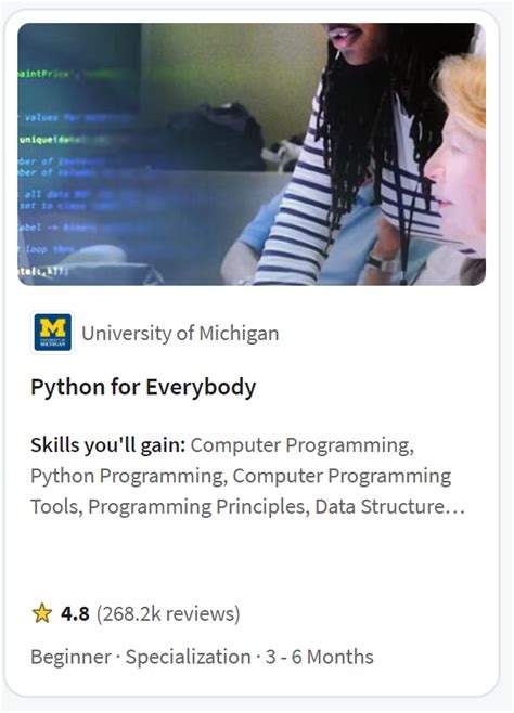 python for everybody specialization ~ computer languages clcoding
