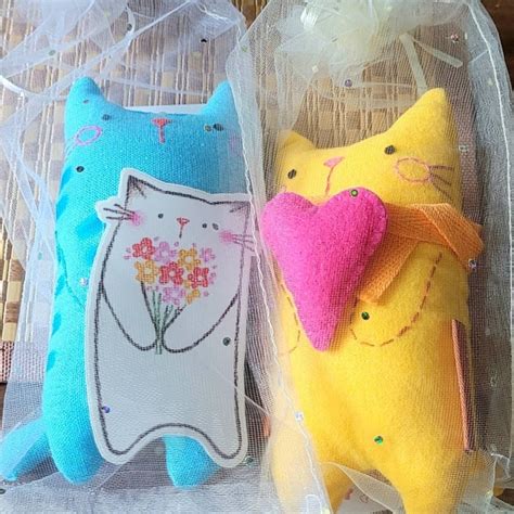 Pdf Sewing Pattern Cat Sewing Tutorial Digital Sewing Pattern Cat Pocket Tissue Holder Diy