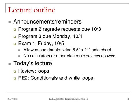 Eece2160 Ece Application Programming Ppt Download