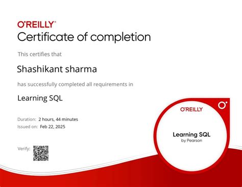 Sql Dataanalytics Learning Oreilly Certification Database
