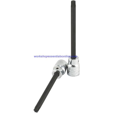 T15 Long Torx Bit Socket 3 8″ Drive 110mm Long Trident T121015 Workshop Essentials Online