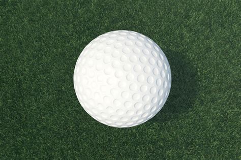 3d 그림 골프 공 및 잔디에 볼 기회가 될 준비가 티 뷰를 닫습니다 골프 공 최고 볼 수 있습니다 구멍에 대한 스톡 벡터 아트 및 기타 이미지 Istock