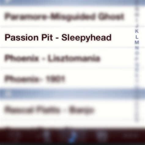 Passion Pit Sleepyhead