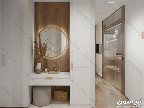 مدل جا کفشی آینه دار ساده و شیک