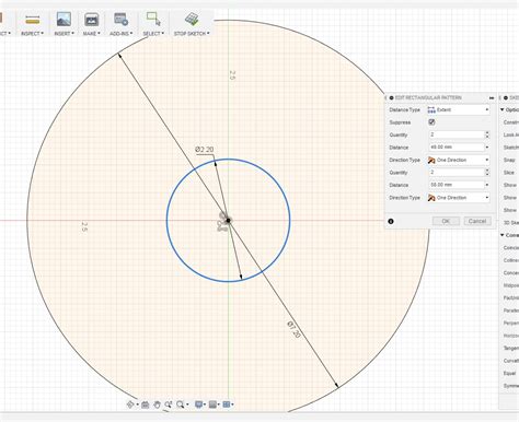 Solved Edit Rectangular Pattern Doesnt Let Me Add New Sketch Elements To The Array Autodesk