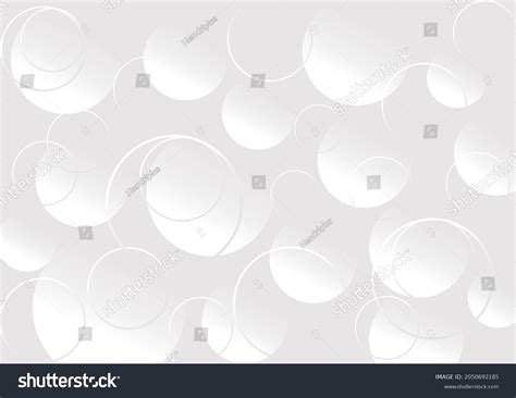 Abstract White Grey Circle Background Texture Stock Vector Royalty Free 2050692185 Shutterstock