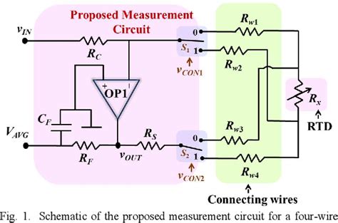 Figure 1 From A Novel Measurement Circuit For Four Wire Rtd Thermal Sensors Controlled By A Low