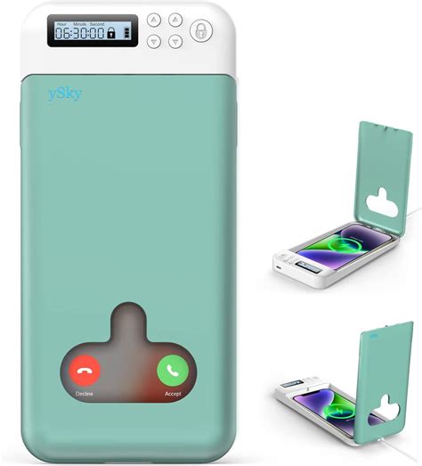 Ysky Timed Lock Box Portable Phone Locker With Self