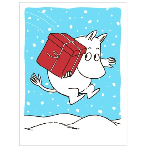 Moomin Greeting Card Moomin Jumping The Official Moomin Shop United