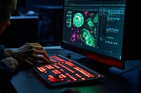 Premium Photo A Person Using A Braincomputer Interface To Control