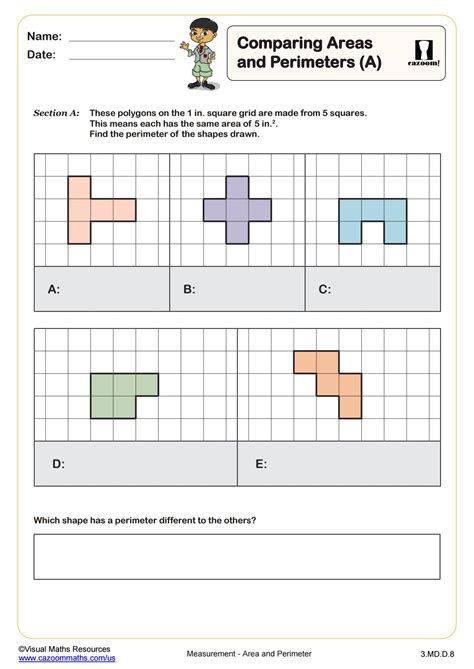 Comparing Areas And Perimeters A Fun And Engaging 3rd Grade Pdf