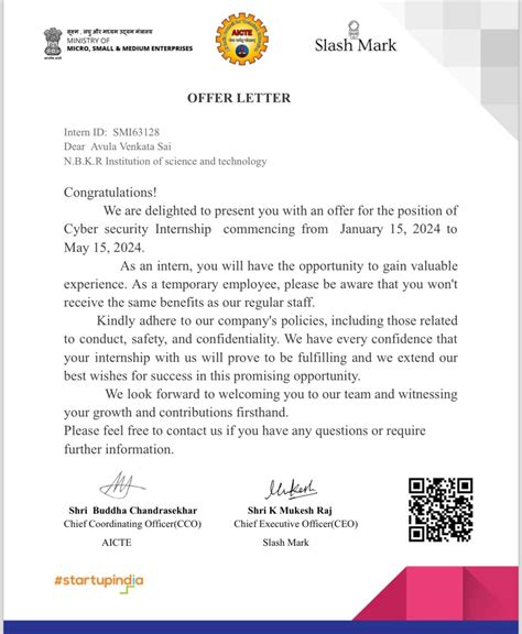 Aicteinternship Slashmark Avula Venkata Sai