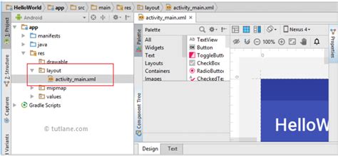 Android App Project Folder Structure Tutlane