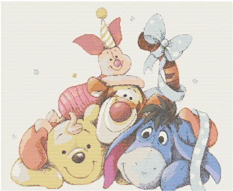 Winnie The Pooh Classic Nursery Art Cross Stitch Pattern Pdf