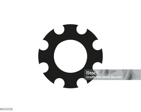 기어 톱니바퀴 로고 자동차 산업 아이콘 기어 로고 자동차 수리 기호 개념에 대한 스톡 벡터 아트 및 기타 이미지 개념 건설