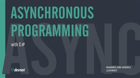 Asynchronous Programming With C Pdf