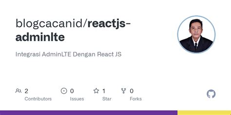 Github Blogcacanidreactjs Adminlte Integrasi Adminlte Dengan React Js