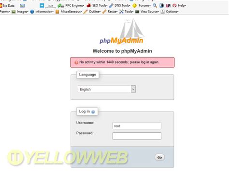 Cara Memberikan Password Phpmyadmin Pada Xampp Server Yellowwebid