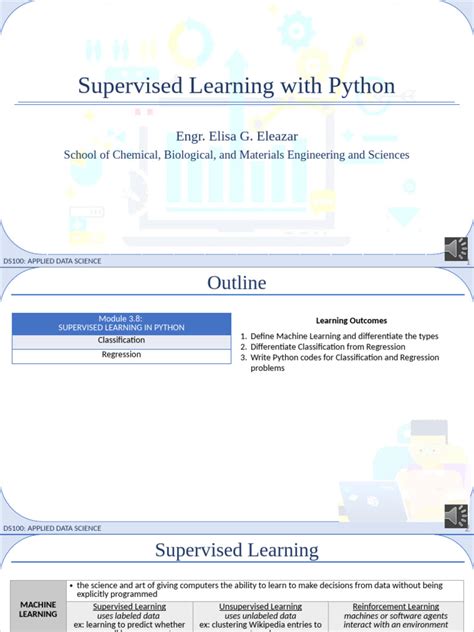 3 8 supervised learning with python a pdf statistical