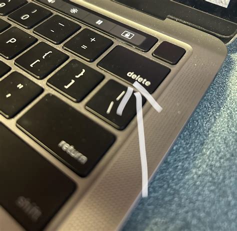 My Macbook Delete Button Was Sticky When I Tried Putting It Back