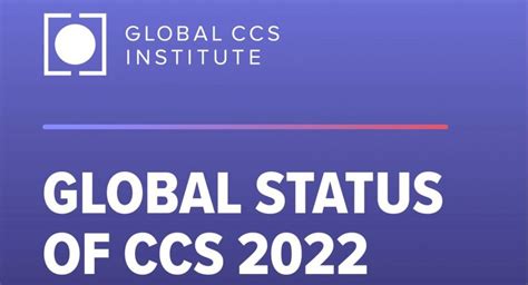 Global Status Of CCS 2022 Report Launch Americas Europe And MENA Global CCS Institute
