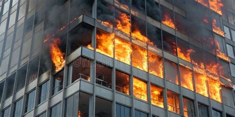 Fire Engulfs Downtown Building As Flames Spread Rapidly On Multiple