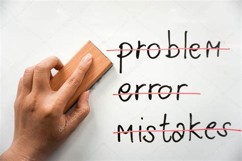 Concept To Overcome Problem Error And Mistake Stock Photo Jummie