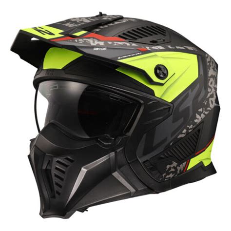 Ls2 Of606 Drifter Devor Modular Open Face Ece2206 Motorbike Jet Helmet