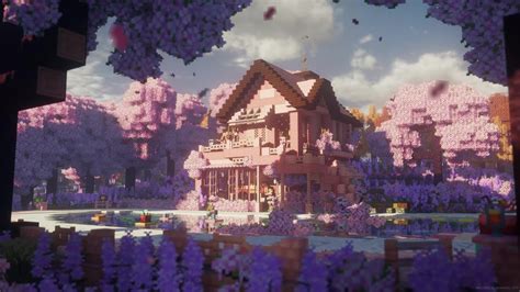 Sakura Field Minecraft Live Wallpaper Moewalls