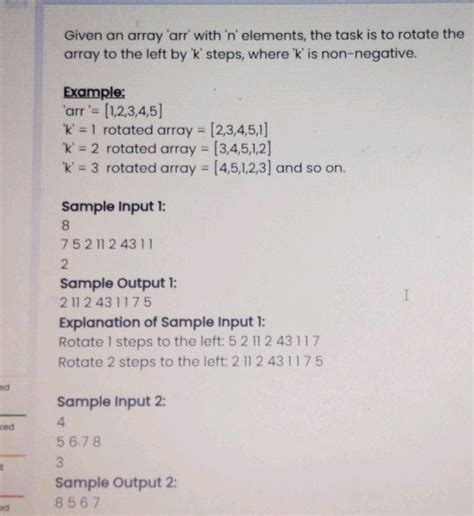 Given An Array Arr With N Elements The Task StudyX