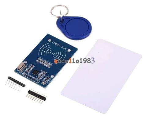 Kit Rfid Rc Con Lector Llavero Tarjeta Para Arduino Robot Electronica