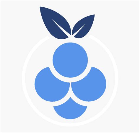 Blue Raspberry Pi Logo HD Png Download Transparent Png Image PNGitem