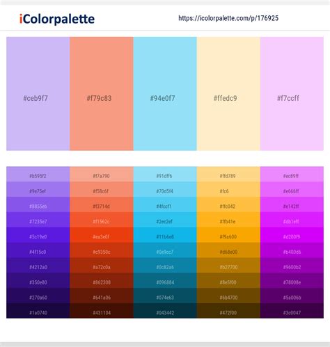 Light Color Palettes Curated Collection Of Color Palettes