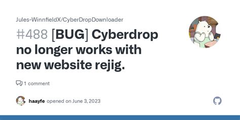 Bug Cyberdrop No Longer Works With New Website Rejig · Issue 488