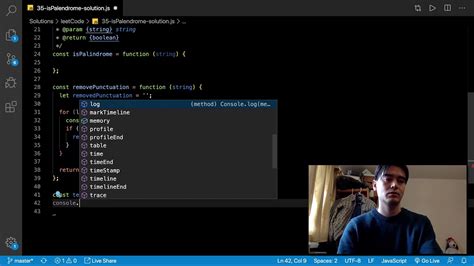 Ispalindrome Algorithm Coded And Explained Javascript Youtube