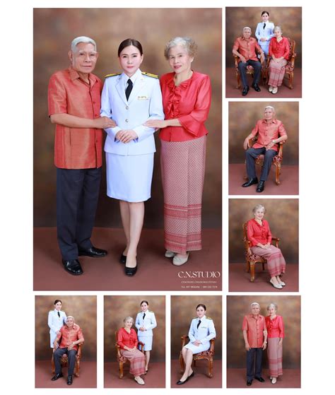 💞 สตูดิโอถ่ายรูปครอบครัว ถ่ายรูปครอบครัวเชียงใหม่ ถ่ายรูปครอบครัวชุดครุย รูปครอบครัวชุดรับ