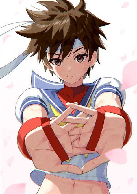 Kasugano Sakura Street Fighter Image By Capcom Zerochan Anime Image Board