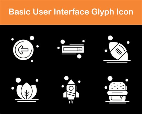 Basic User Interface Vector Icon Set Vector Art At Vecteezy