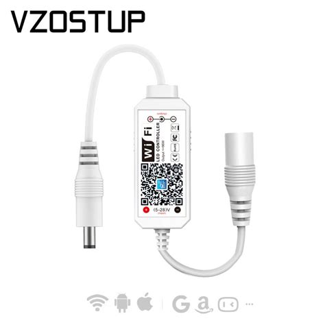 매직 홈 와이파이 Led 스트립 조명 컨트롤러 단일 색상 테이프 조명용 앱 음성 제어 조광기 알렉사 구글 홈으로 작동rgb 컨트롤러 Aliexpress