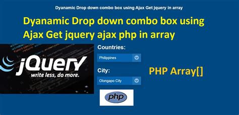 Dyanamic Drop Down Combo Box Using Ajax Get Jquery Tutorial101